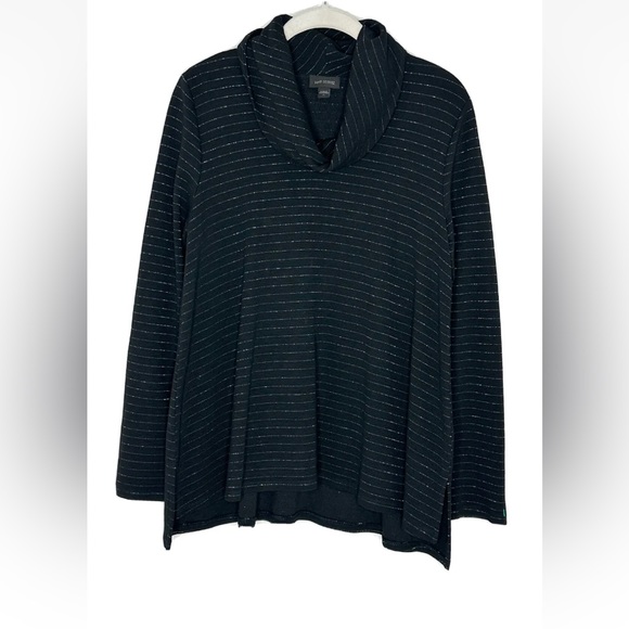 J. Jill | Sweaters | J Jill Wearever Collection Women Black Metallic ...